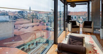 Terraço no piso superior