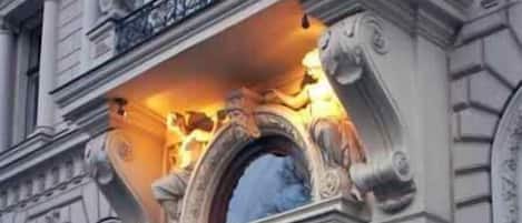 Entrada do alojamento