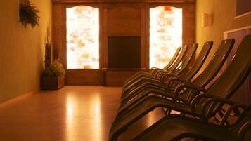 Sauna seca, tratamentos corporais, hidroterapia, massagens