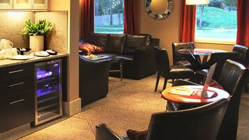 Área de estar no saguão