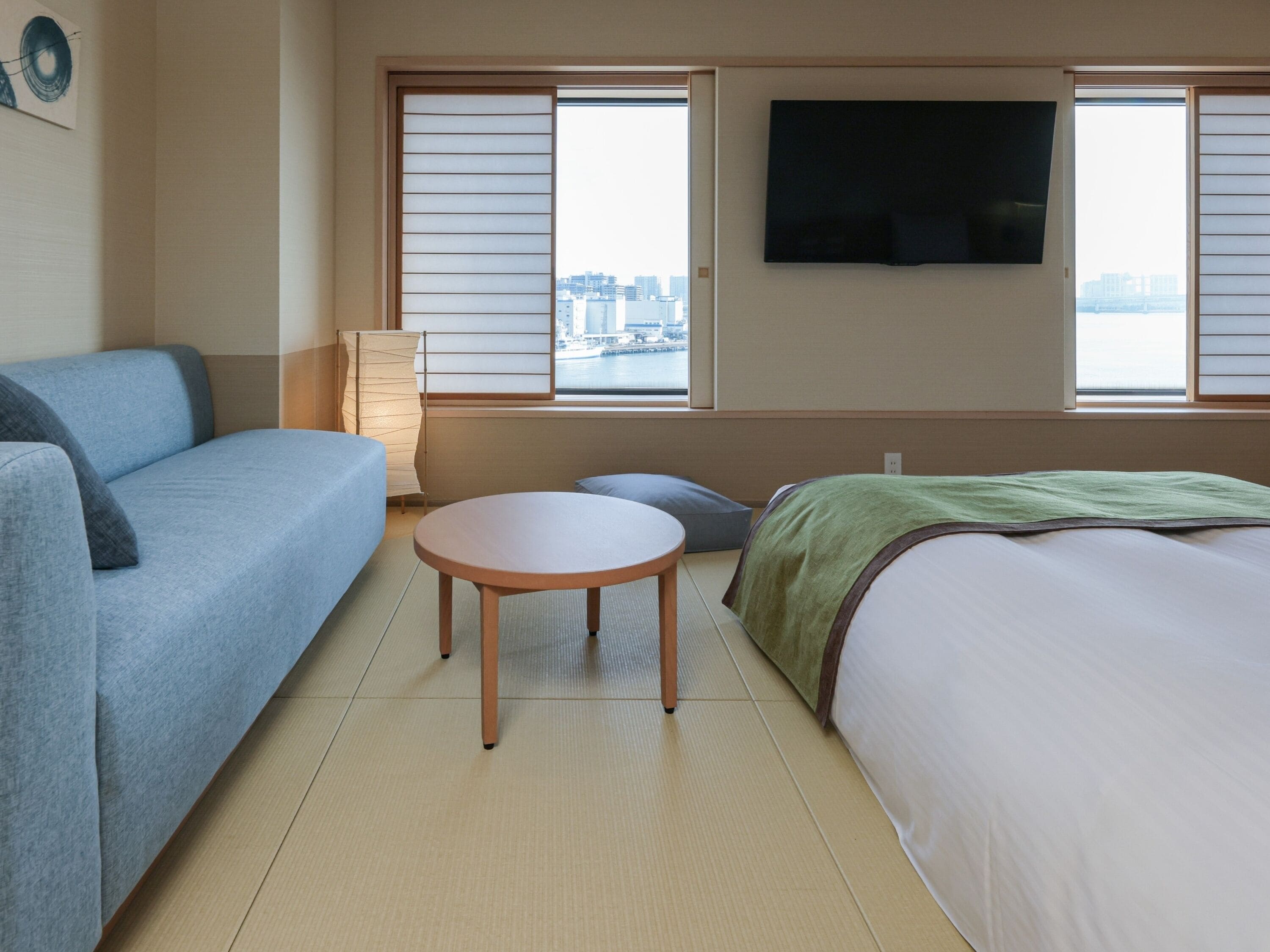 Quarto Tradicional, não fumadores, vista para o oceano (Modern Japanese Luxury) | Roupa de alta qualidade, secretária 