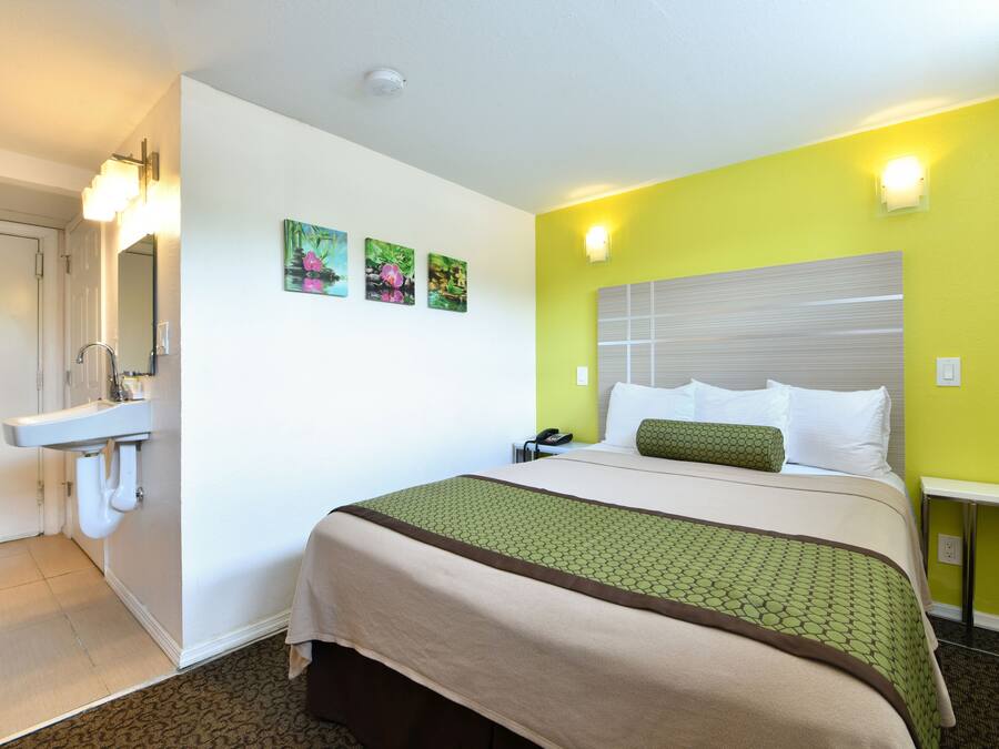 Quarto standard, 1 cama Queen, acessível | 1 quarto, roupas de cama premium, escrivaninha