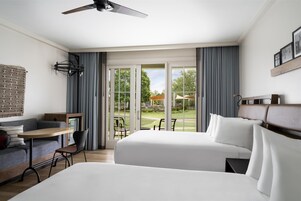 Quarto, 2 camas Queen (Water View) | Roupas de cama antialérgicas, edredons de pluma