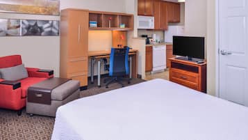 1 quarto, roupas de cama premium, escrivaninha