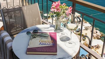 Quarto Duplo Superior, varanda, vista para o mar | Varanda