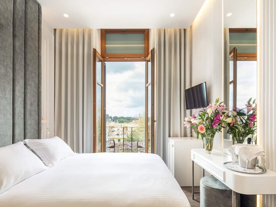 Quarto Duplo Romântico, varanda | Vista do quarto
