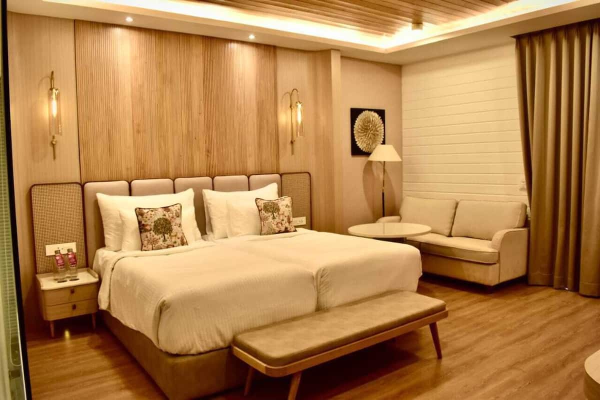 Wooden Cottage Twin | 1 quarto, lençóis de algodão egípcio, roupa de alta qualidade, minibar