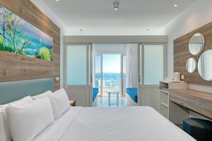 Family Room Sea View | Secretária, ferro/tábua de engomar, Wi-fi grátis 