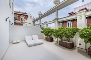 Quarto Duplo Executivo, terraço | Terraço/pátio interior