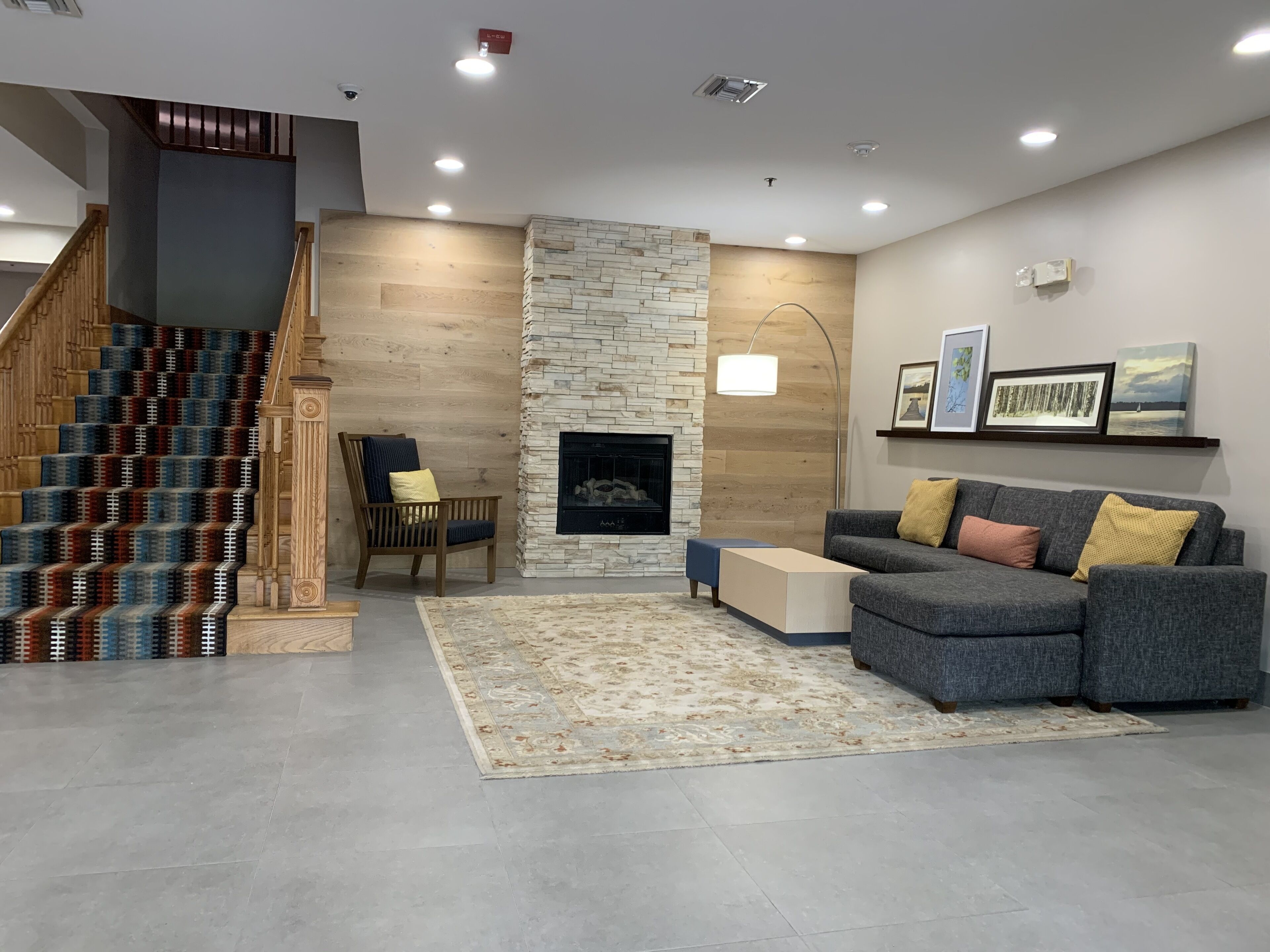 Sala de estar do lobby