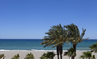 Na praia 