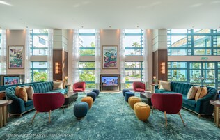 Sala de estar do lobby