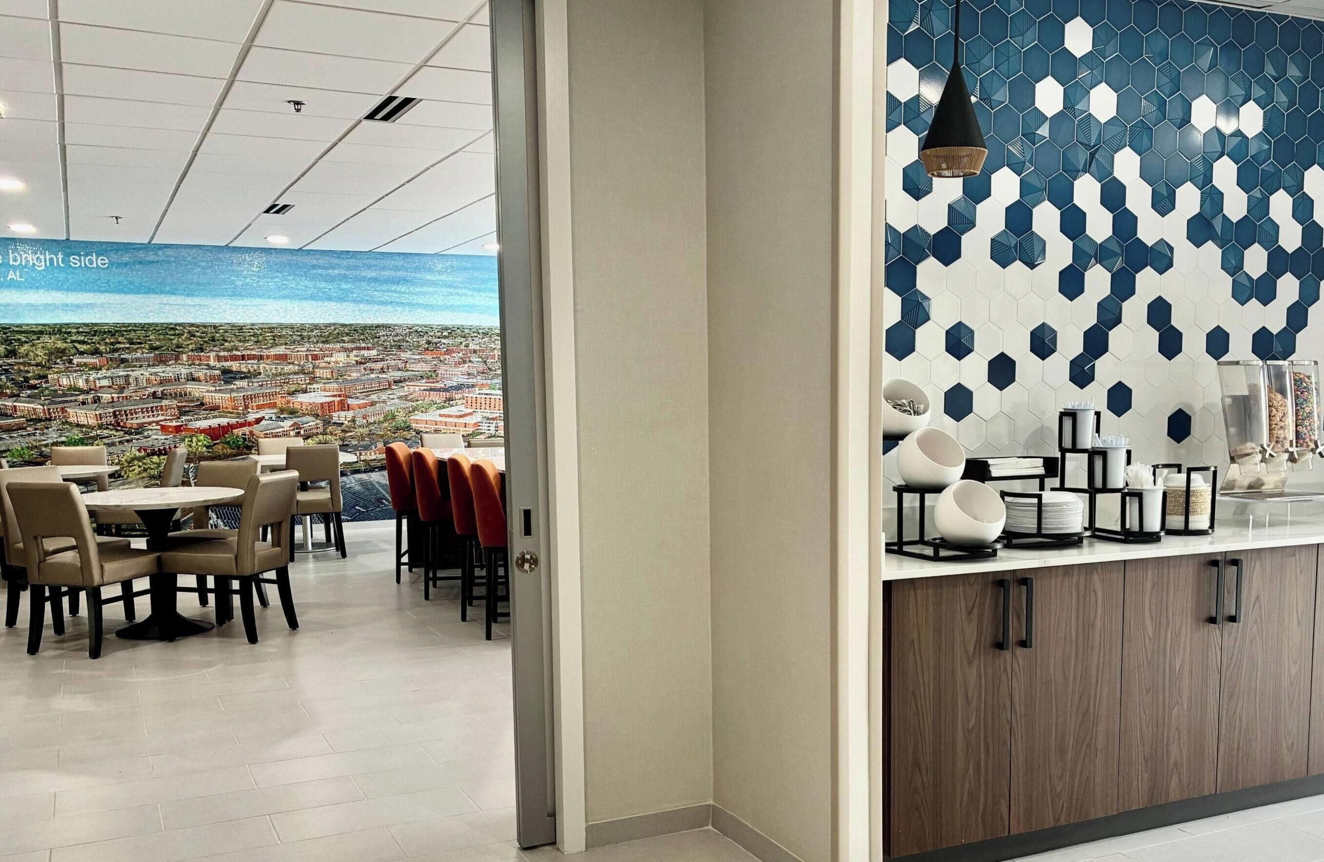 Café da manhã com buffet todos os dias mediante uma taxa