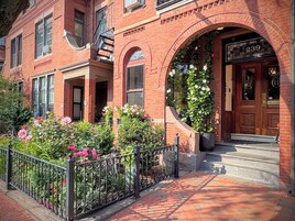 Entrada do alojamento