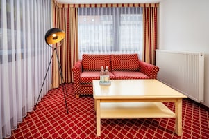 Quarto Duplo Panorâmico, não fumadores | Roupa de alta qualidade, minibar, cofre no quarto, secretária 
