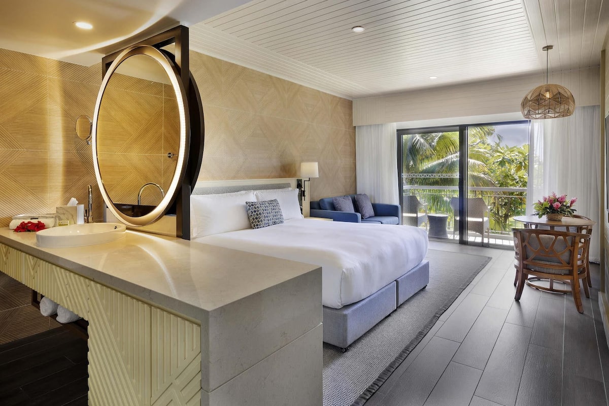 Quarto de Luxo, 1 cama king-size | Roupa de alta qualidade, cofre no quarto, secretária, Wi-fi grátis