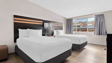 Quarto standard, 2 camas Queen | Ferros/tábuas de passar roupa, camas extras/dobráveis (sobretaxa)