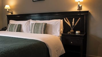 Quarto superluxo | Roupas de cama premium, edredons de pluma, camas Select Comfort