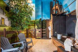 Loft (Hayloft I) | Banheiro | Chuveiro/banheira combinados, banheira de hidromassagem