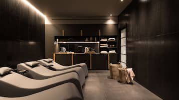 Sauna, banheira de hidromassagem, banho turco, tratamentos corporais
