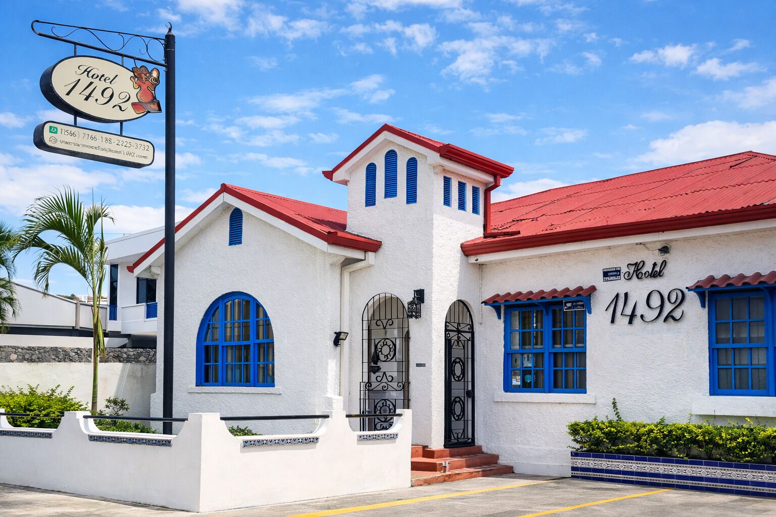 Fachada da propriedade