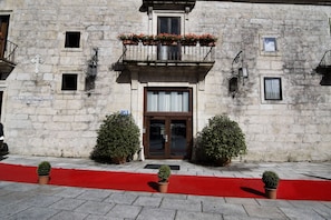 Entrada do alojamento