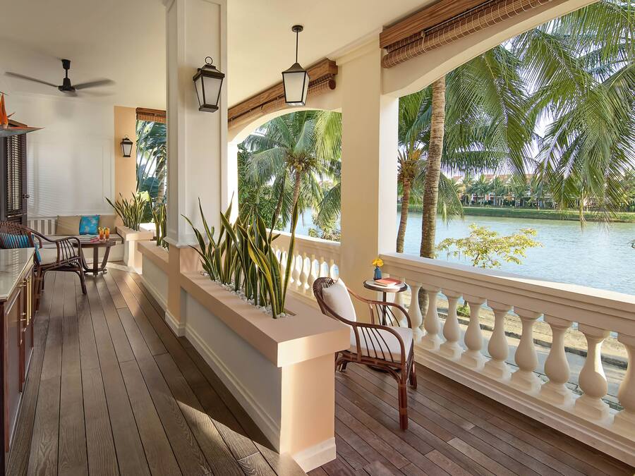 Anantara Two Bedroom River Suite | Vista da varanda