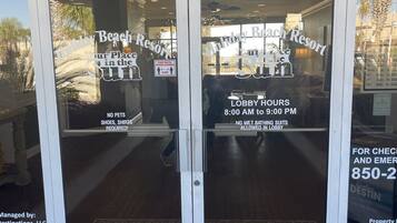 Entrada do alojamento