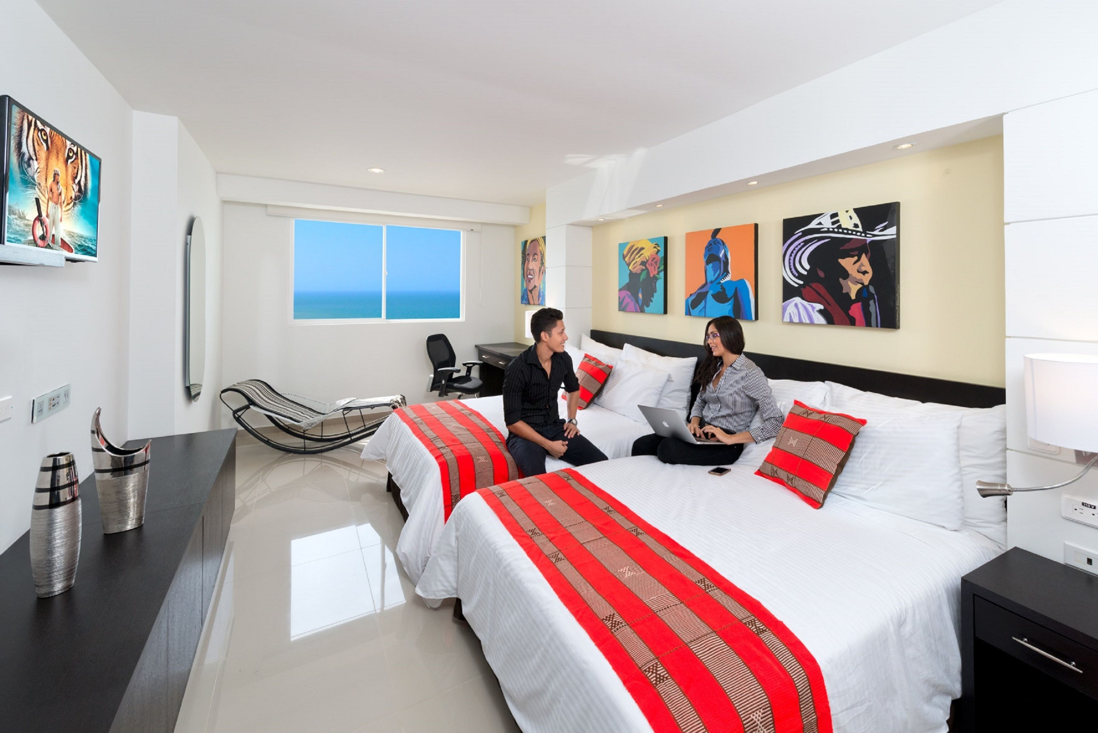 Quarto Executivo, acesso ao Club Lounge | Cofre no quarto, secretária, Wi-fi grátis, roupa de cama fornecida 