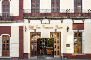 Entrada do alojamento