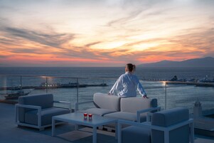 Terraço no piso superior