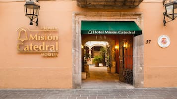 Entrada do alojamento