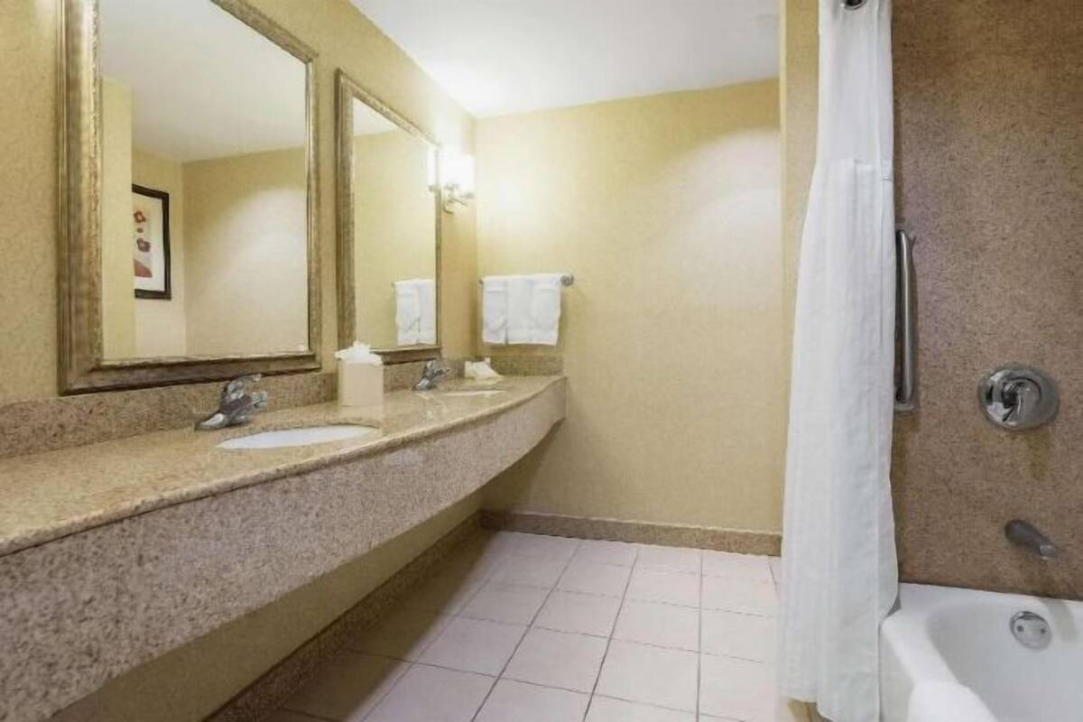 Casa de banho | Artigos de higiene pessoal grátis, um secador de cabelo