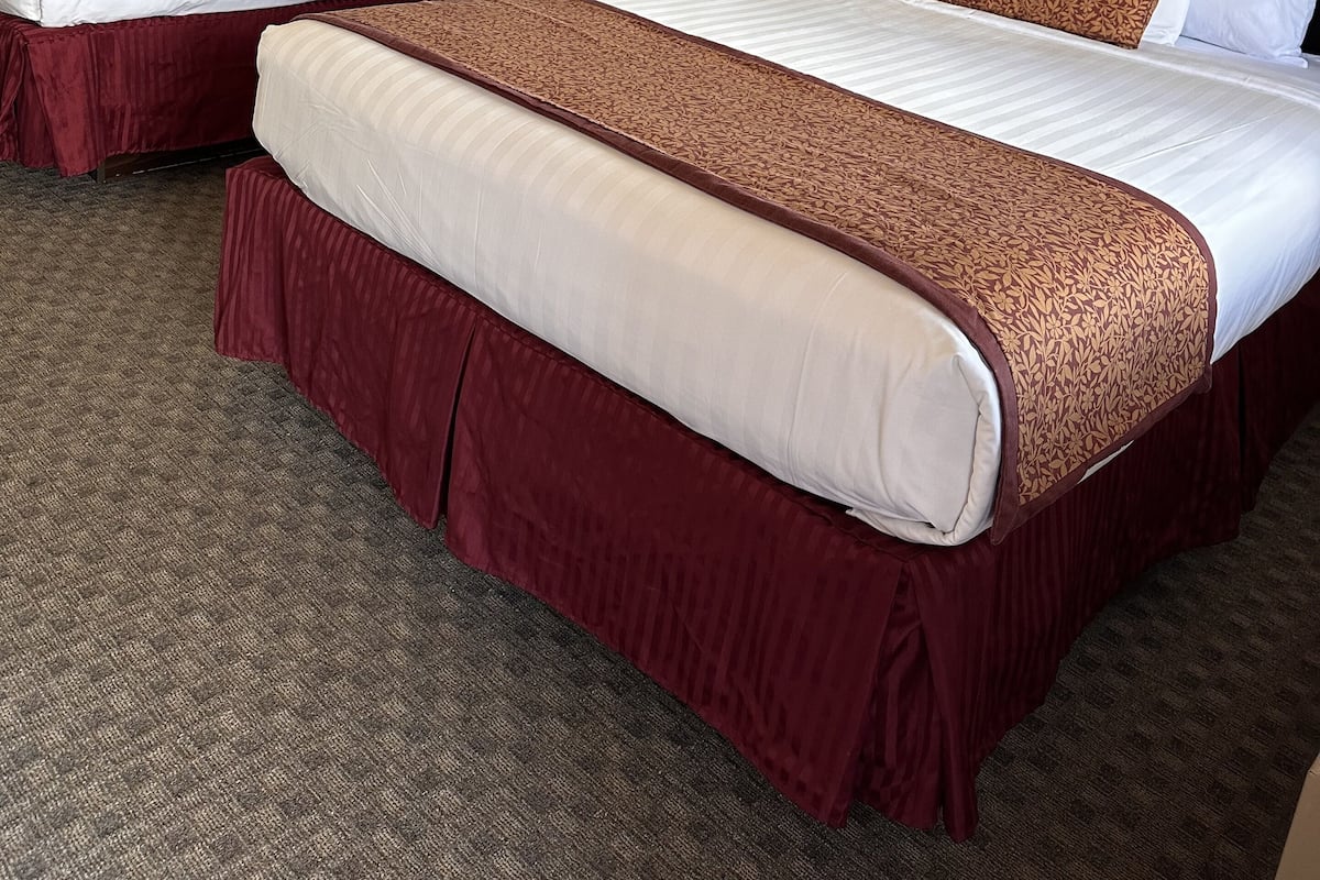Roupa de cama fornecida