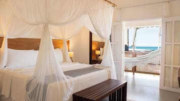 Suíte | 1 quarto, roupas de cama premium, frigobar, cofres nos quartos