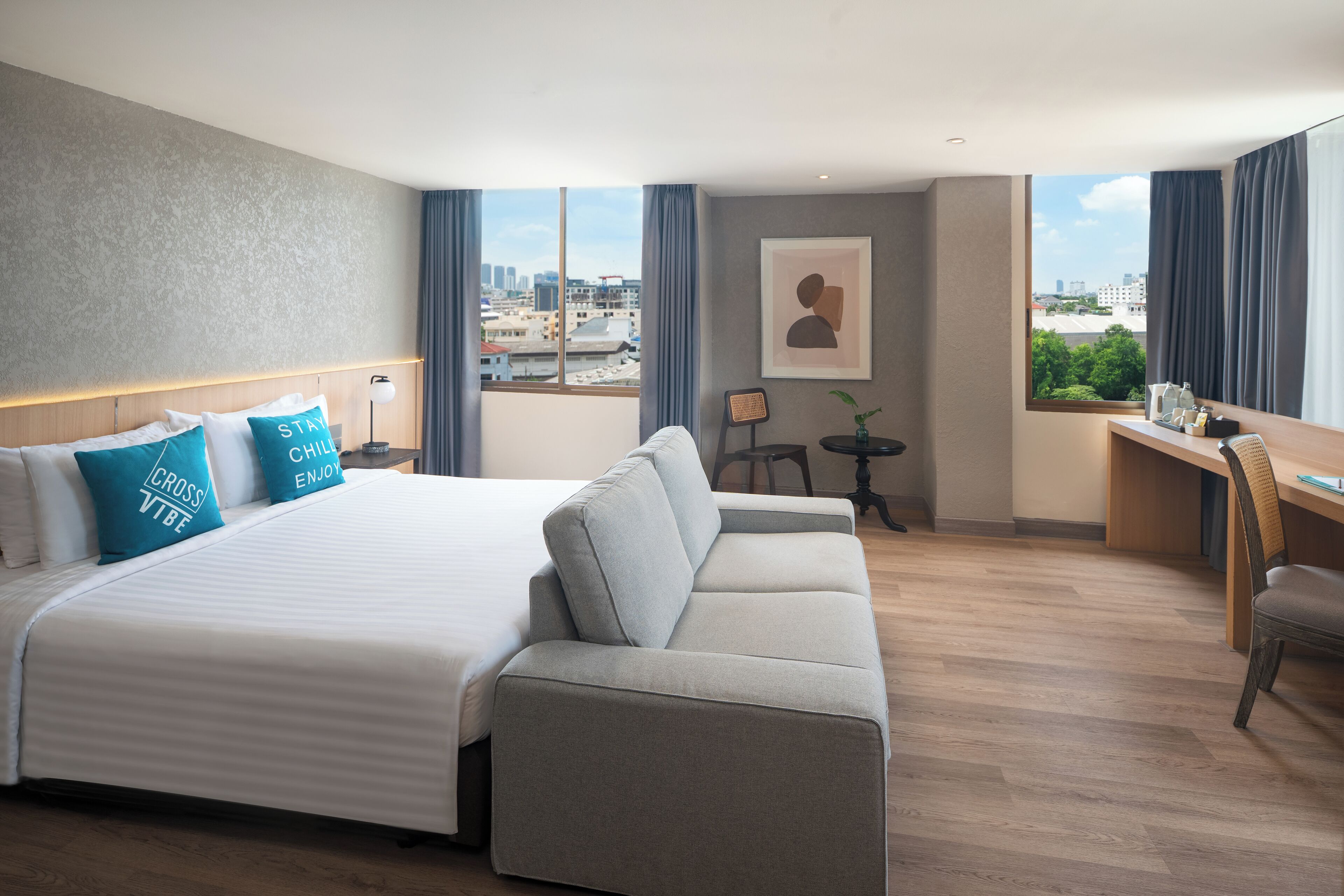 Deluxe Jacuzzi | Roupa de alta qualidade, minibar, cofre no quarto 