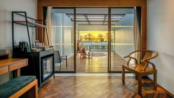 Quarto luxo | Terraço/pátio
