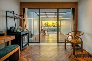 Quarto luxo | Terraço/pátio