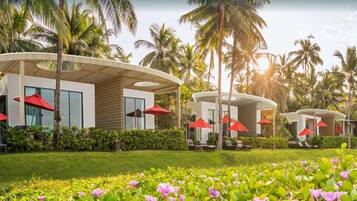 Vila, 1 cama King, de frente para o oceano | Cofres nos quartos, escrivaninha, quartos à prova de som