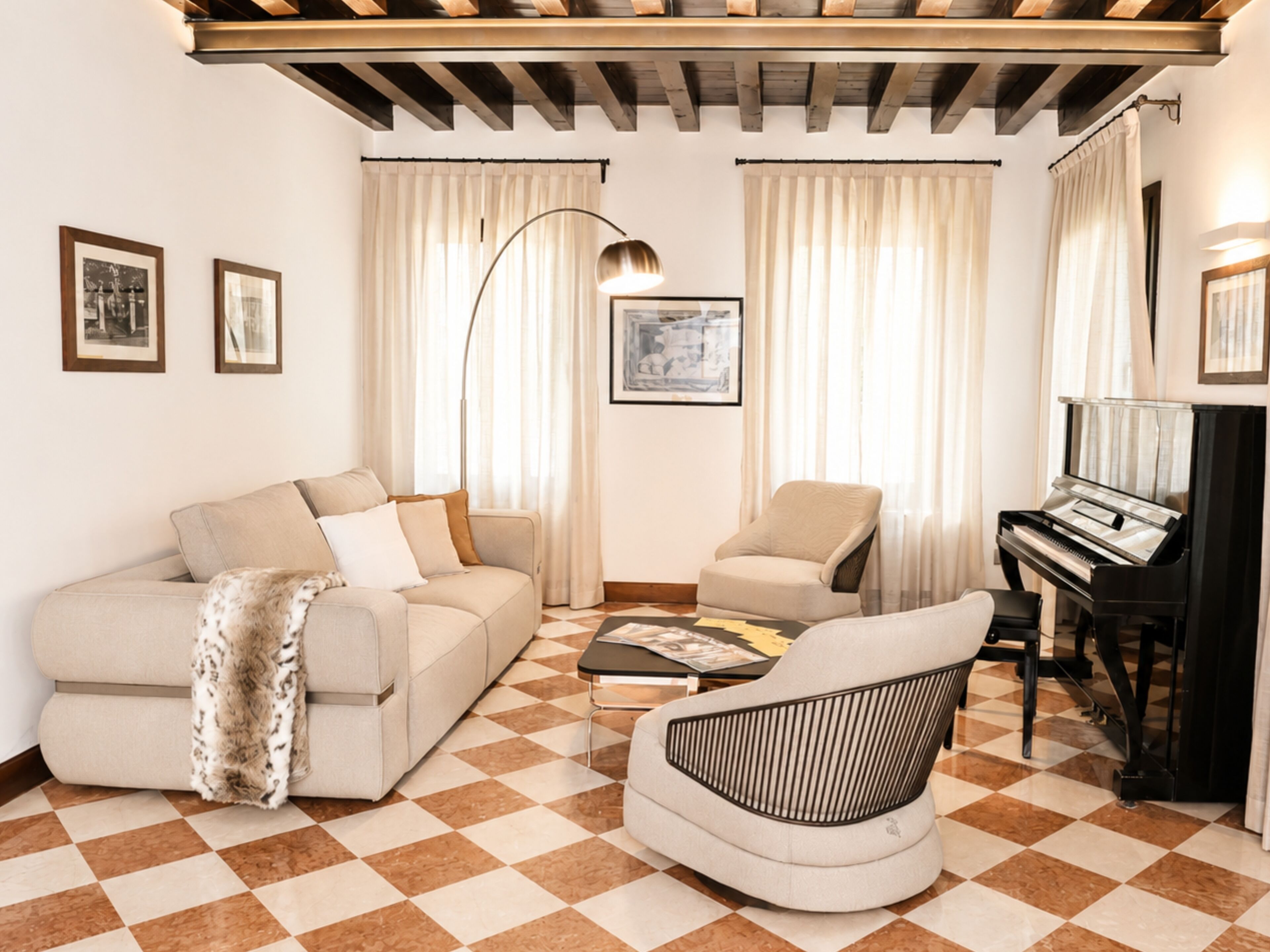 Sala de estar do lobby