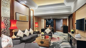 Suite (Chinese Theme) | 1 quarto, roupa de alta qualidade, minibar, cofre no quarto
