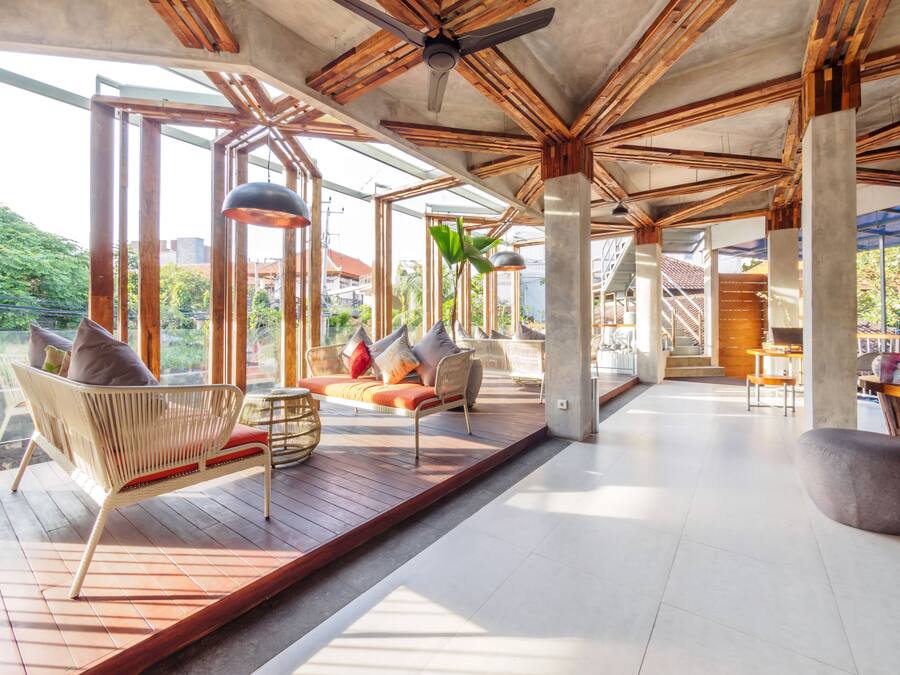 Sala de estar do lobby