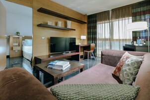 1 quarto, edredões de penas, minibar, cofre no quarto 