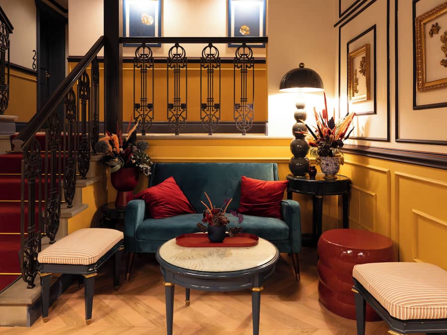 Sala de estar do lobby