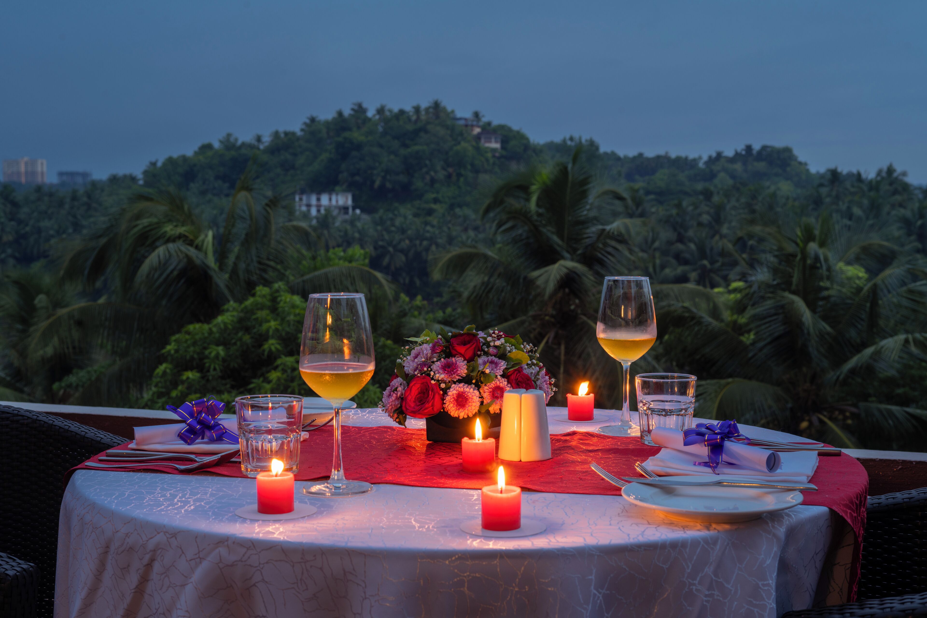 Opções para refeição para casais