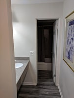 Um secador de cabelo (mediante pedido), toalhas fornecidas 