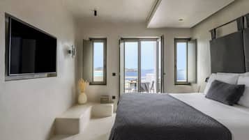 Deluxe Room, Sea View (Outdoor Mini Plunge Pool) | 1 quarto, lençóis de algodão egípcio, roupa de alta qualidade, minibar