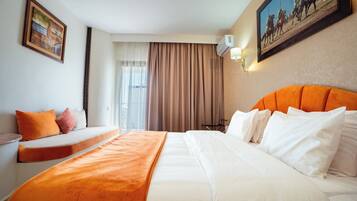 Apartamento Deluxe | 1 quarto, lençóis de algodão egípcio, roupa de alta qualidade