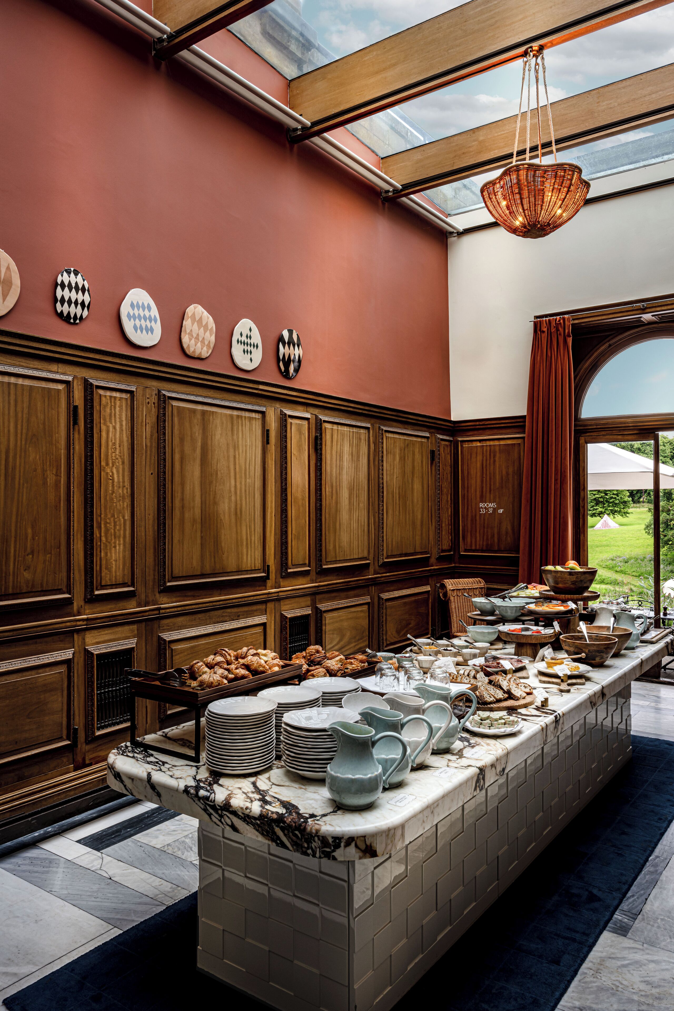 Pequeno-almoço tipo buffet diário (35 GBP por pessoa) 