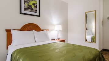 Quarto, 1 cama queen-size, acessível, não fumadores | Secretária, ferro/tábua de engomar, berços/camas para crianças grátis